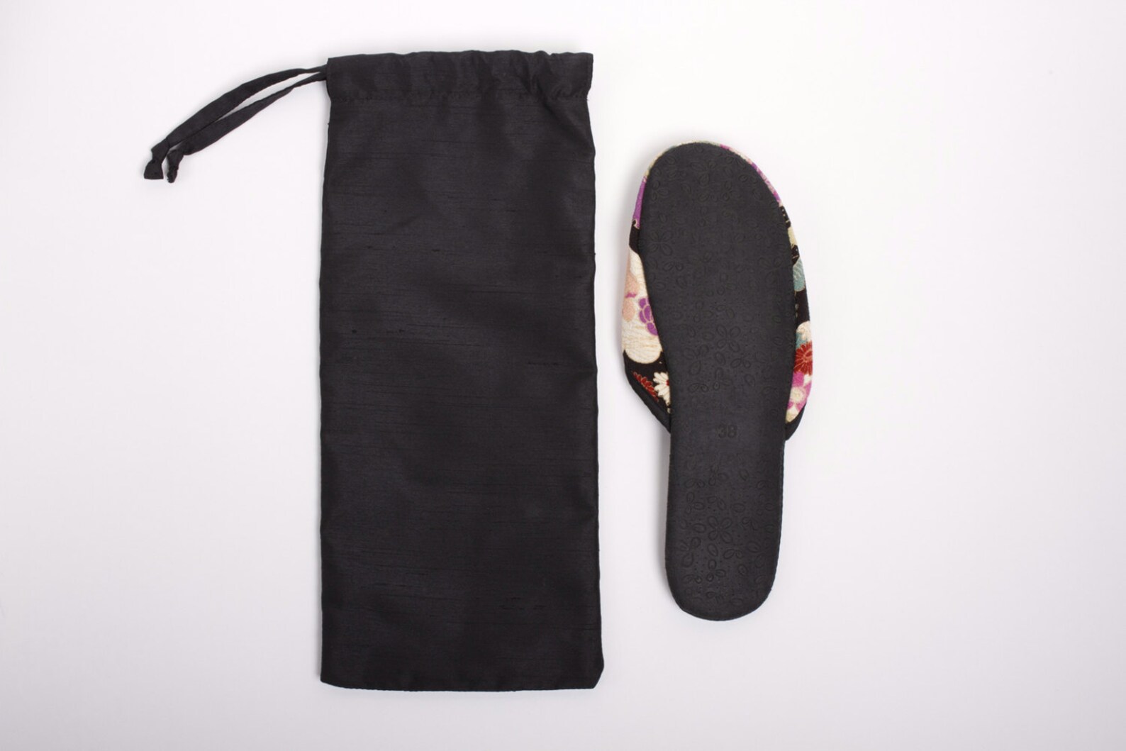Elegant Kimono Slippers in a Bag Japanese Kimono Travel - Etsy