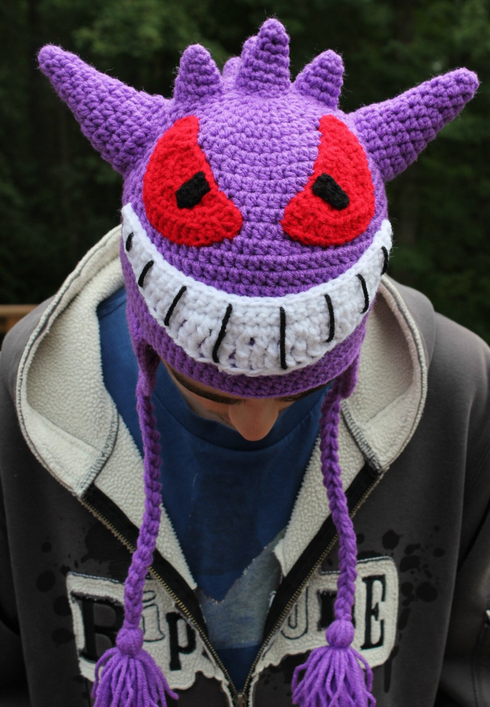 Gengar Inspired Hat - Etsy Canada