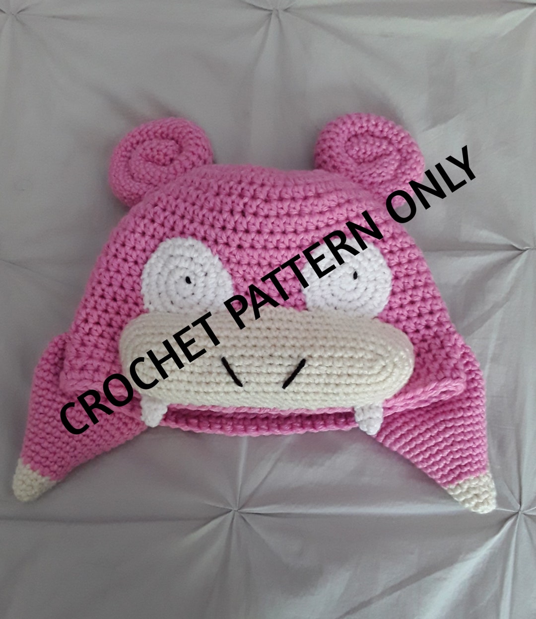 Pokemon Slowpoke Hat Pattern - Etsy
