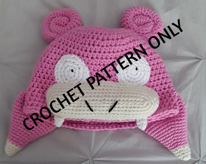 Pokemon Slowpoke Hat Pattern - Etsy