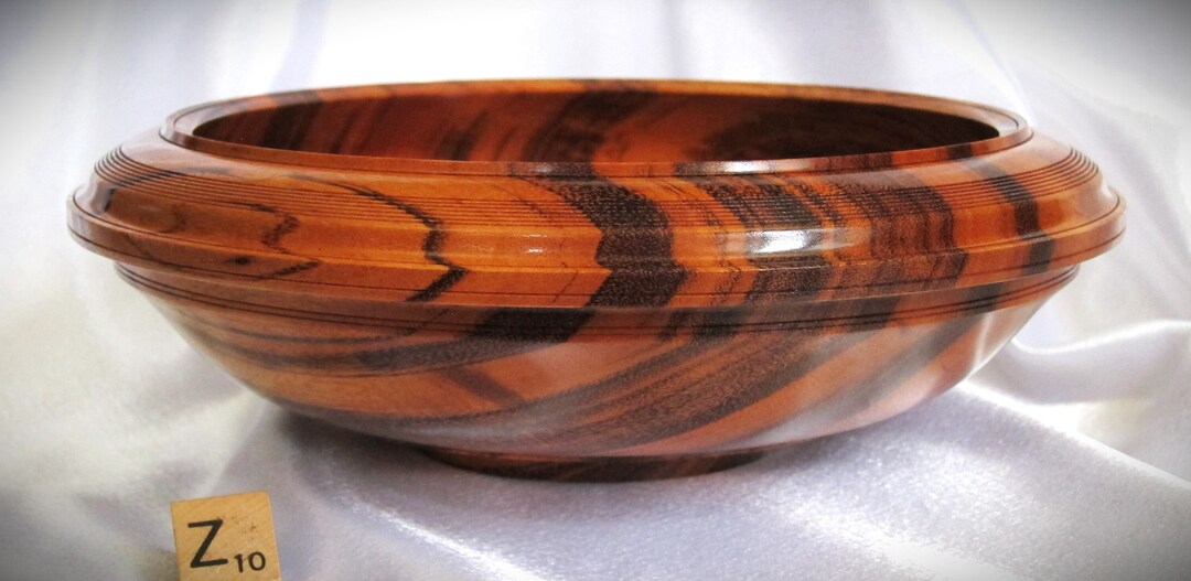 Terrific Figure Goncalo Alves Wooden Bowl Handmade #2104 - Etsy