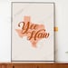 Yeehaw Art Texas Gifts Texan Retro Yee Haw Print Texans Texas Map Rodeo ...