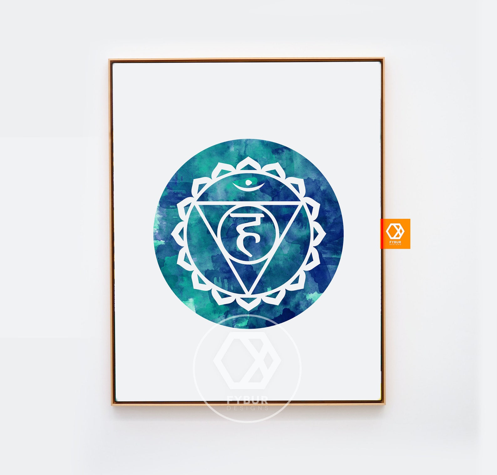 7 Chakras Wall Art SET of 7 Chakras Art Healing Gift - Etsy