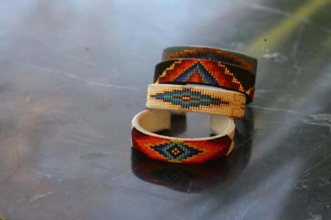 Beaded Bracelet in Sunset Colors. Wonderful for Men and Women. - Etsy