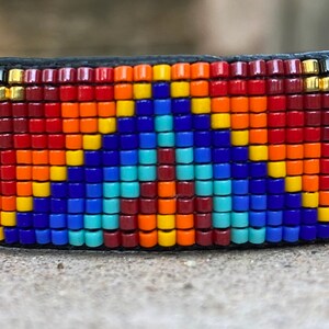 Beaded Bracelet in Sunset Colors. Wonderful for Men and Women. - Etsy