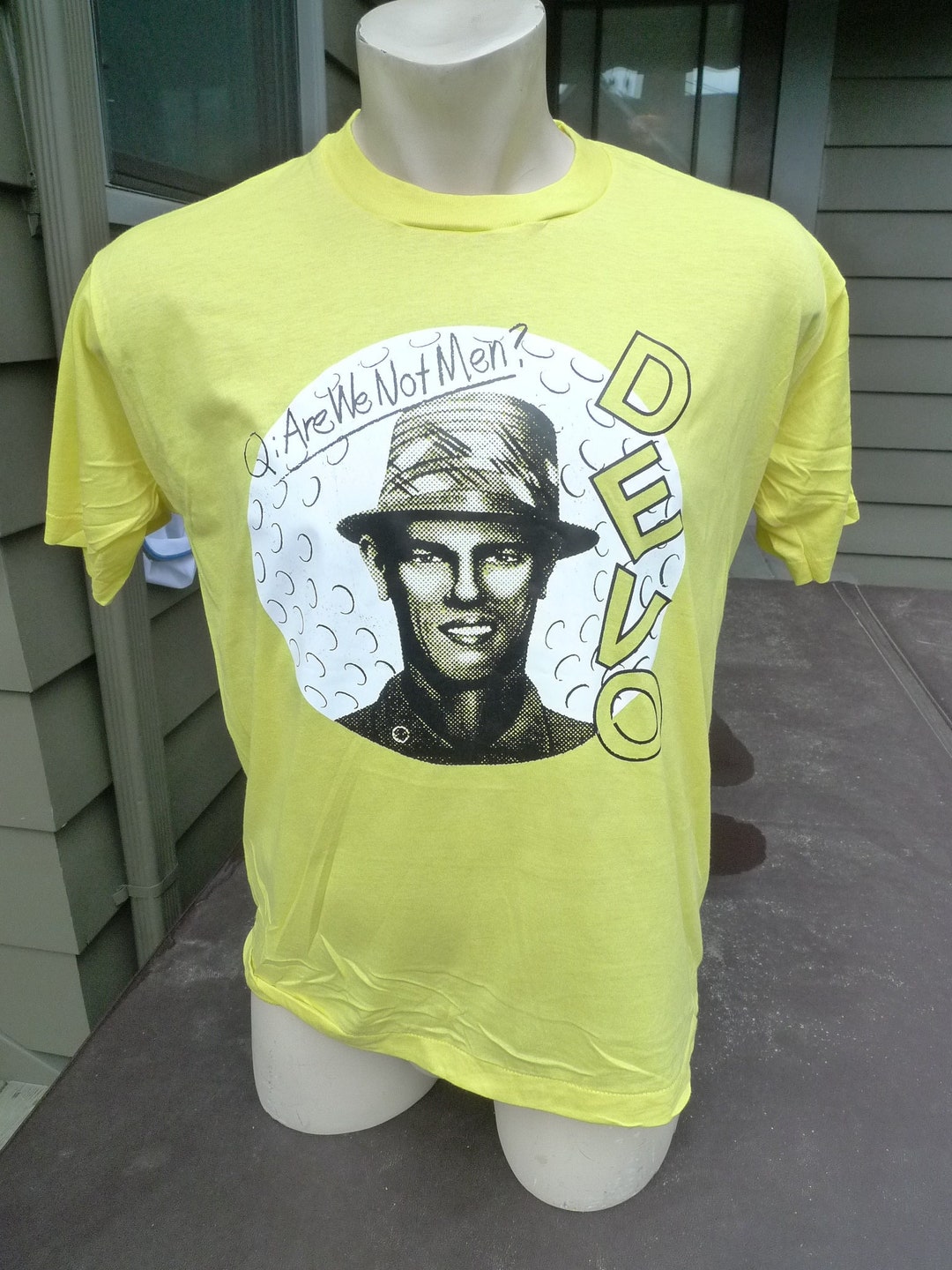 1980s Devo Screen Stars Single Stitch Shirt C Roach '85 Men's L 45 - Etsy