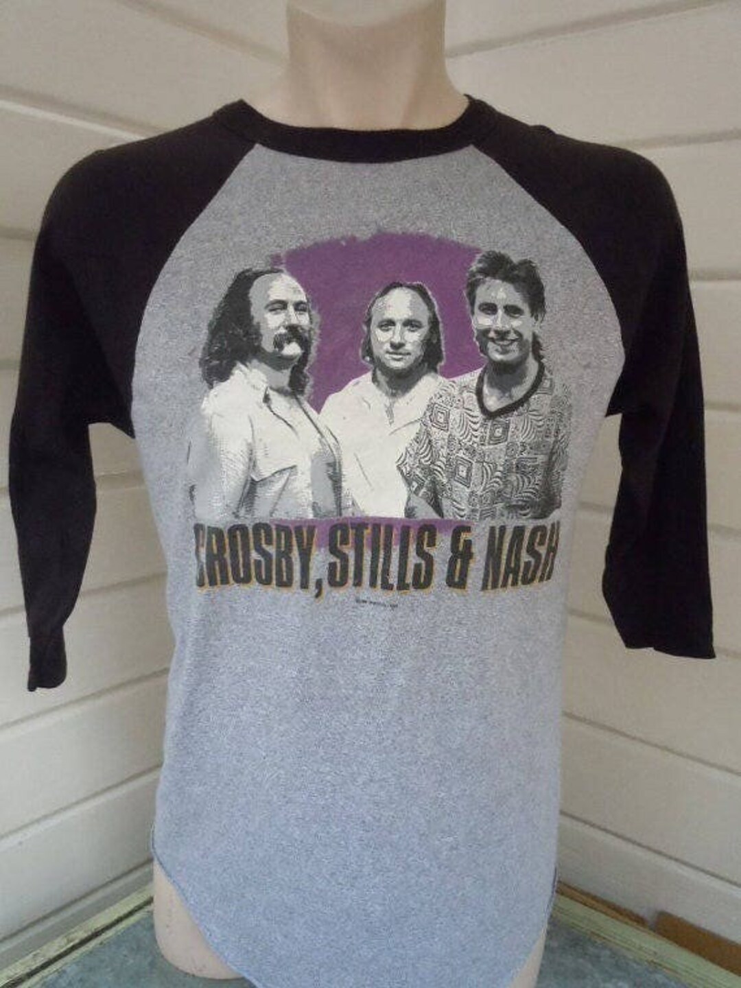 1985 Crosby Stills Nash / CSN Concert Shirt (double Sided) (deadstock ...
