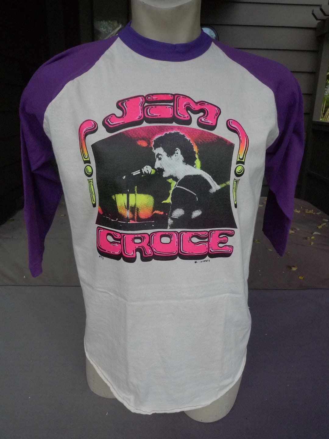 1970s Jim Croce Single Stitch Shirt C Licensed Roach '76 Men's L 44 - Etsy