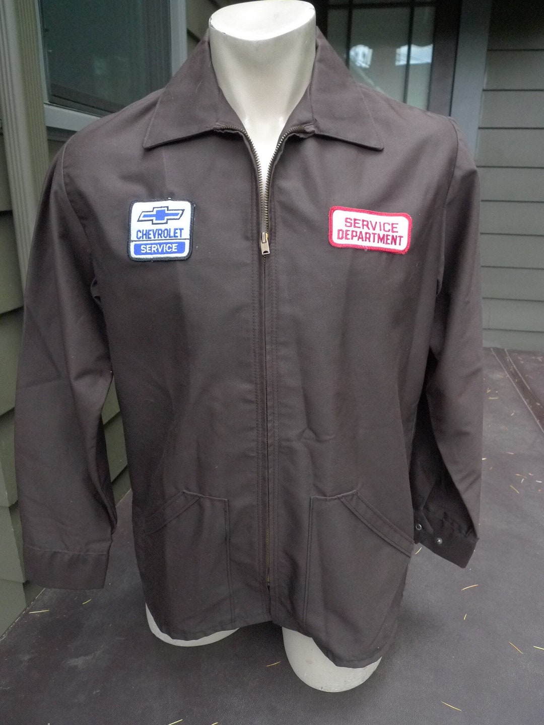 1960s Chevrolet Mechanics Work Jacket * Men's M (40R) - Etsy