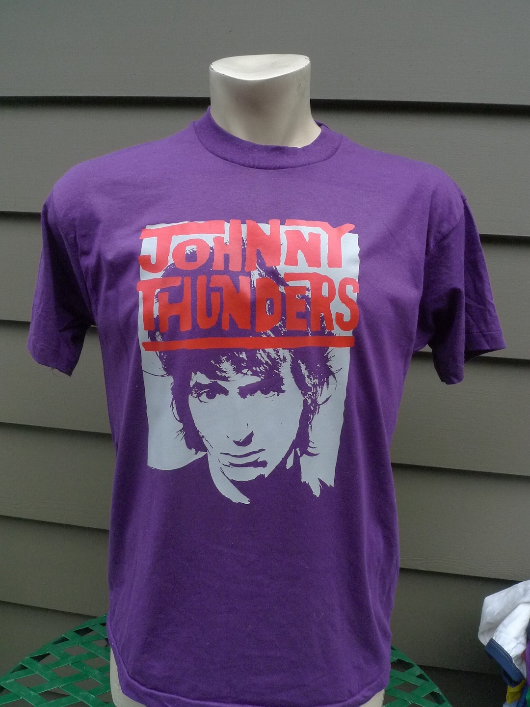 Size ML (44) ** 1980s Johnny Thunders Shirt (single Sided) (single ...