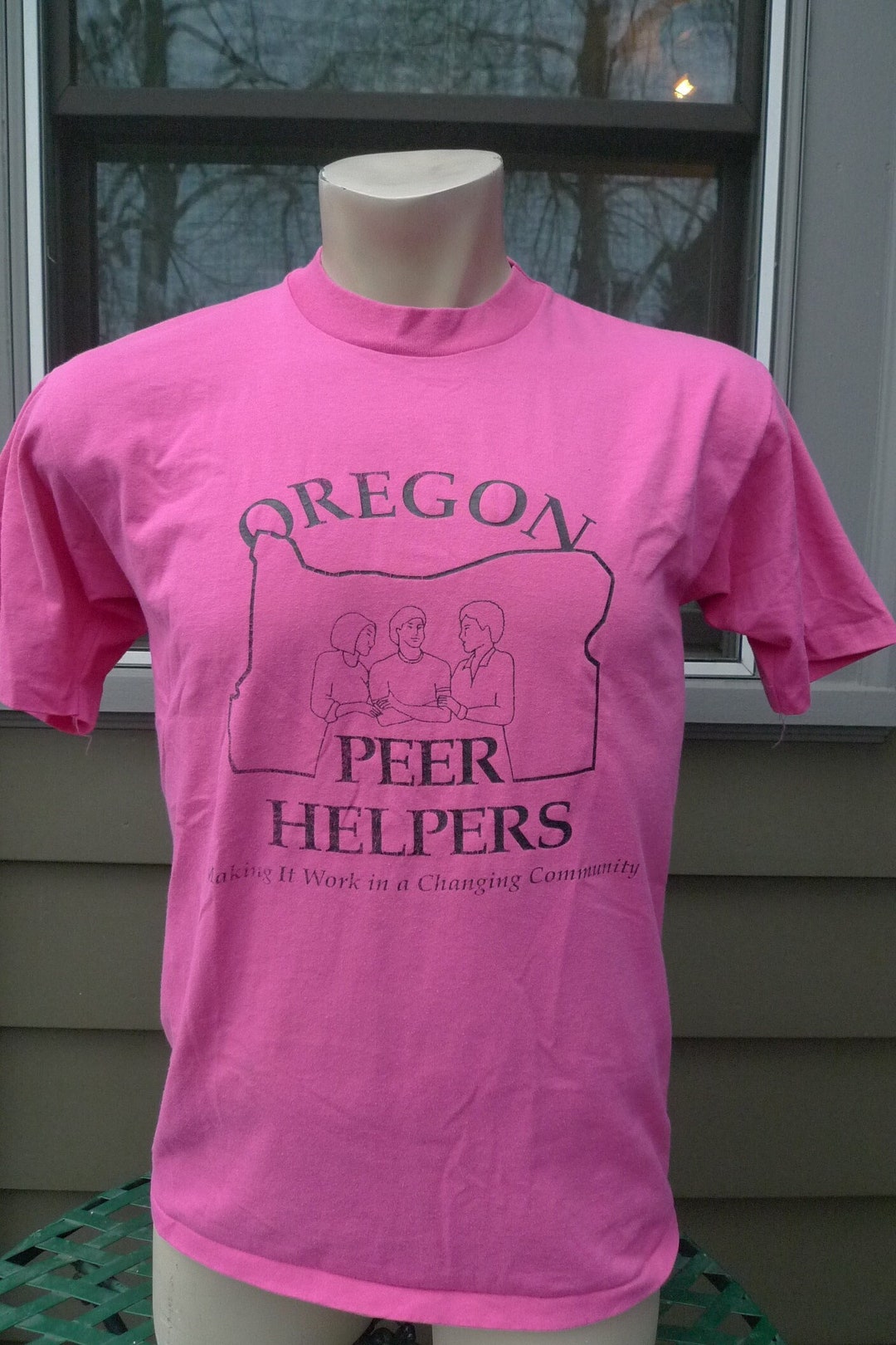 1980s Oregon Peer Helpers Single Stitch Shirt Men's Med 42 - Etsy