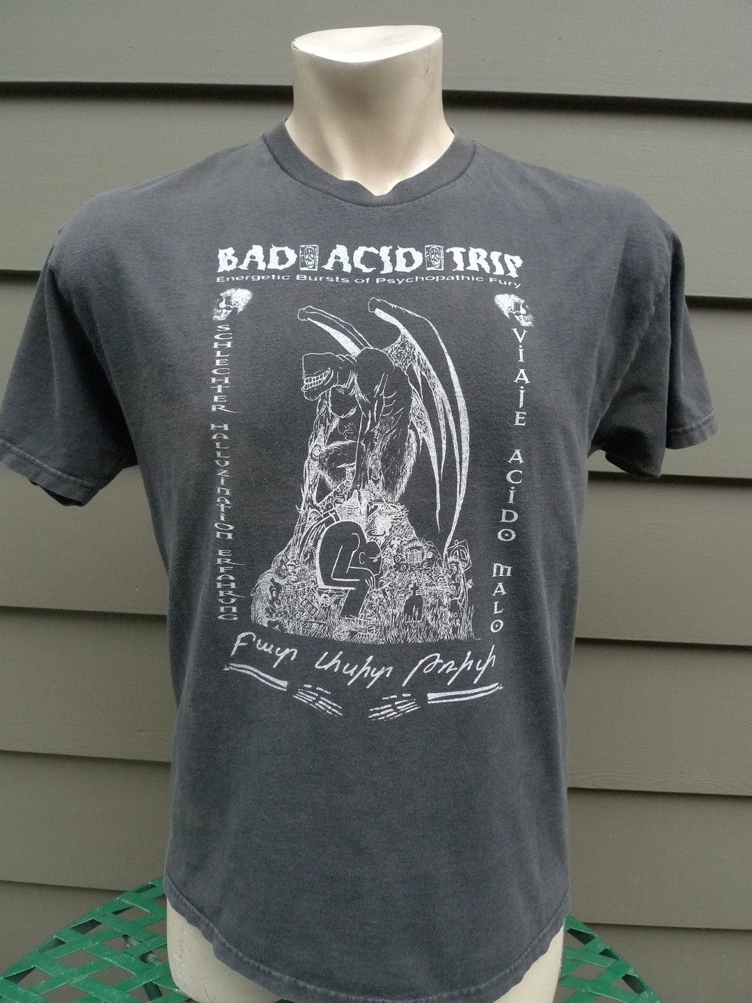 1998 Bad Acid Trip - Energetic Bursts of Psychopathic Fury Shirt * Mens ...