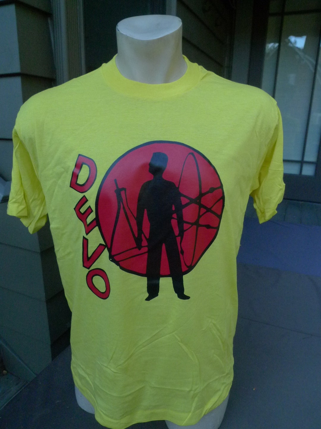 1980s Devo Screen Stars Single Stitch Shirt (C) Roach '83 * Men's L (45 ...