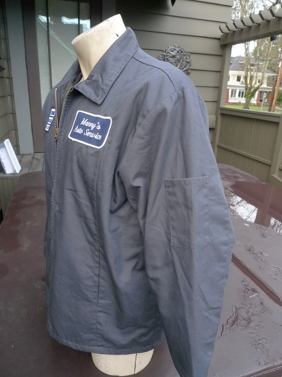 1980s Chevy-Buick Work-Mechanics Jacket * Men's L+ (4… - Gem