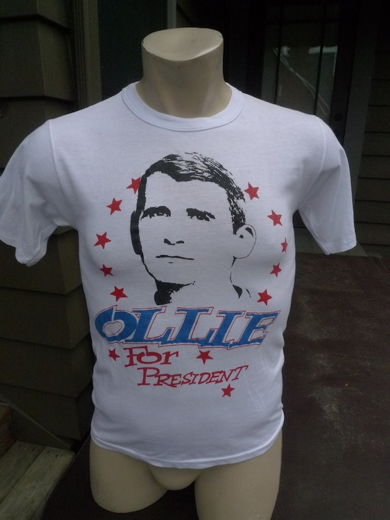 1988 Ollie For President Single Stitch Shirt * Men's … - Gem