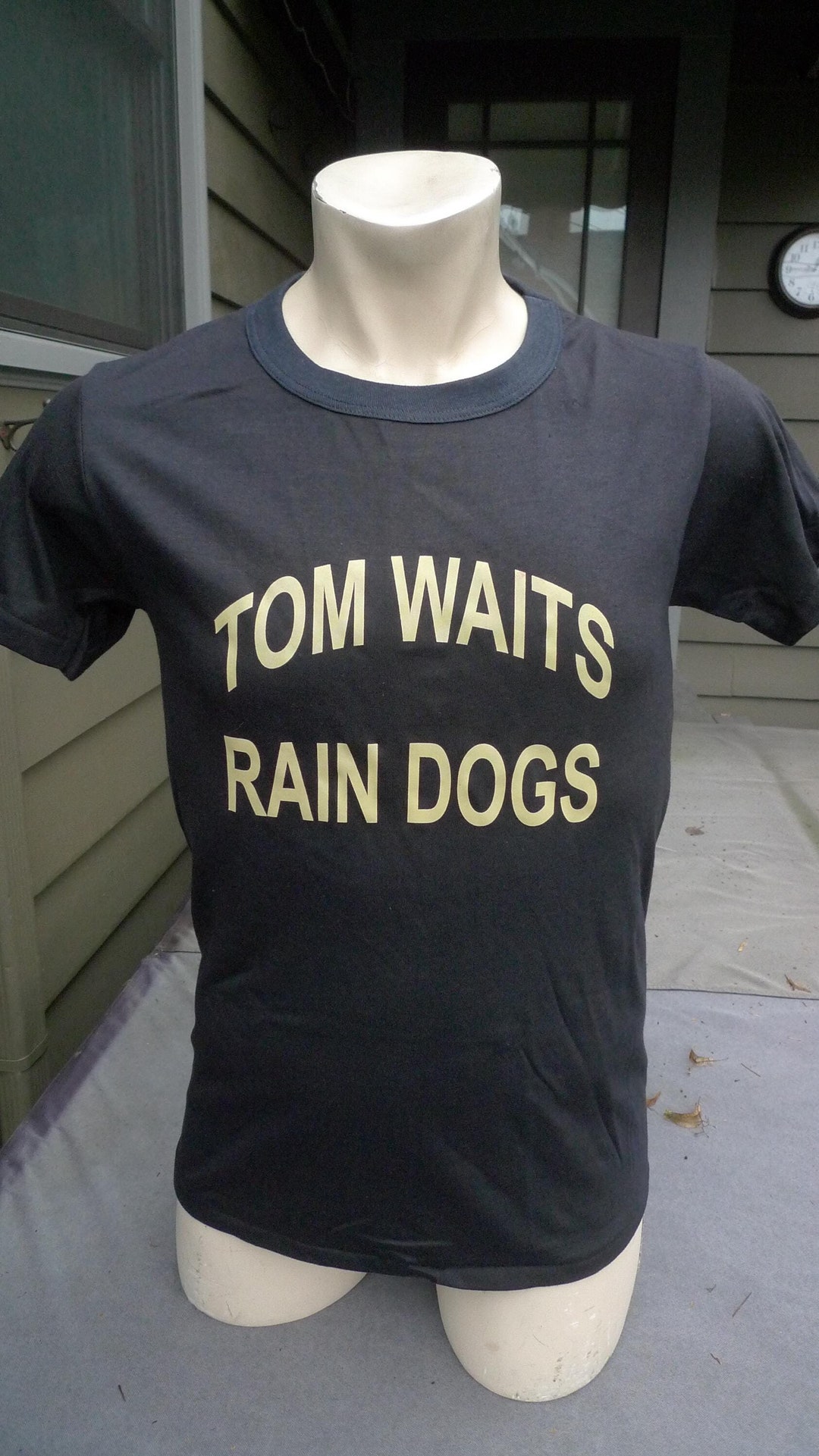 1985 Tom Waits Single Stitch Shirt (C) Licensed Roach '85 * Men's S (38 ...