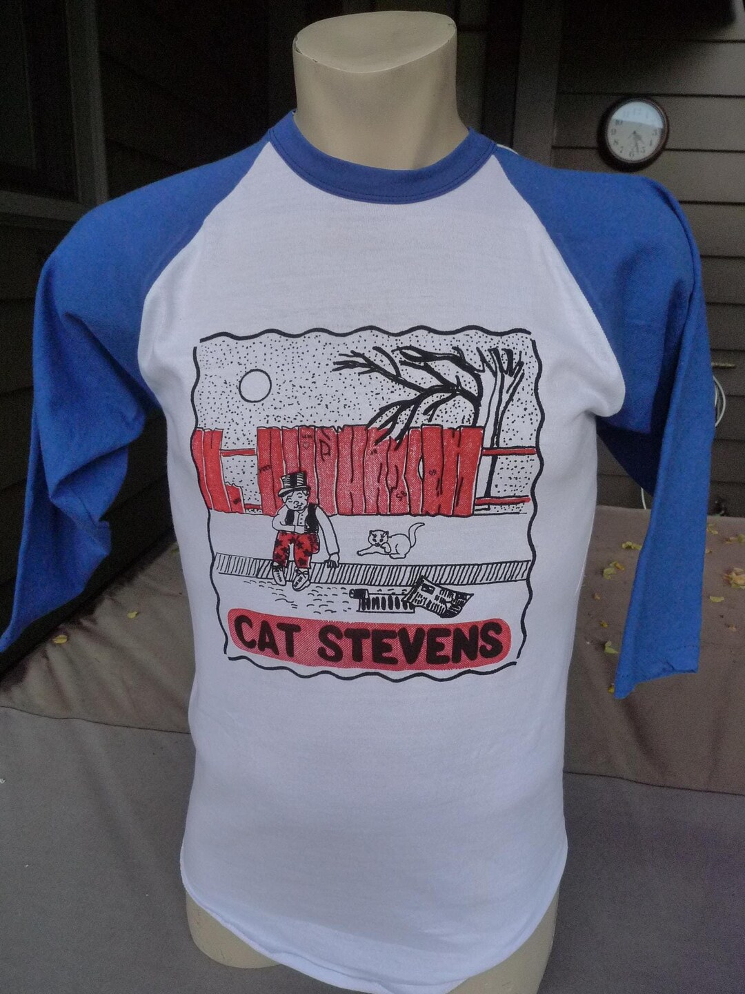 1970s Cat Stevens Single Stitch Shirt (C) Licensed Roach '74 * Men's M ...
