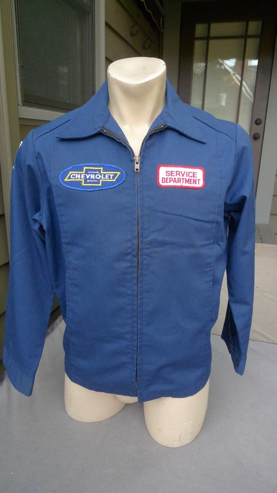 1970s Chevrolet Mechanics Work Jacket * Size M (40R) - Gem