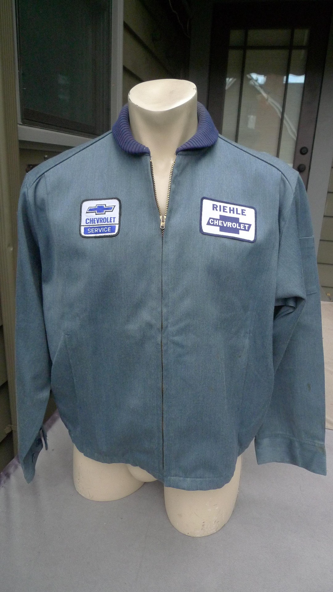 1970s Chevrolet Mechanics Work Jacket * Size XXL (46R) - Etsy