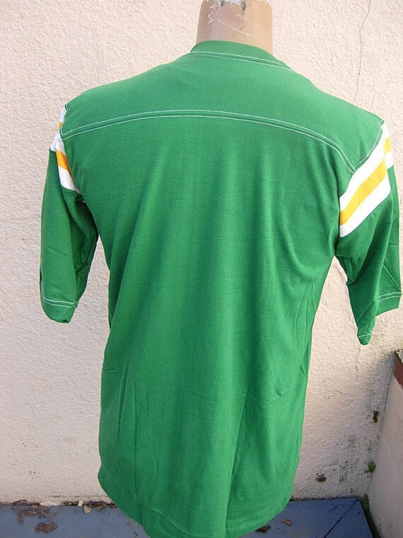 1970s Pot / Marajuna Glitter Single Stitch Jersey * M… - Gem