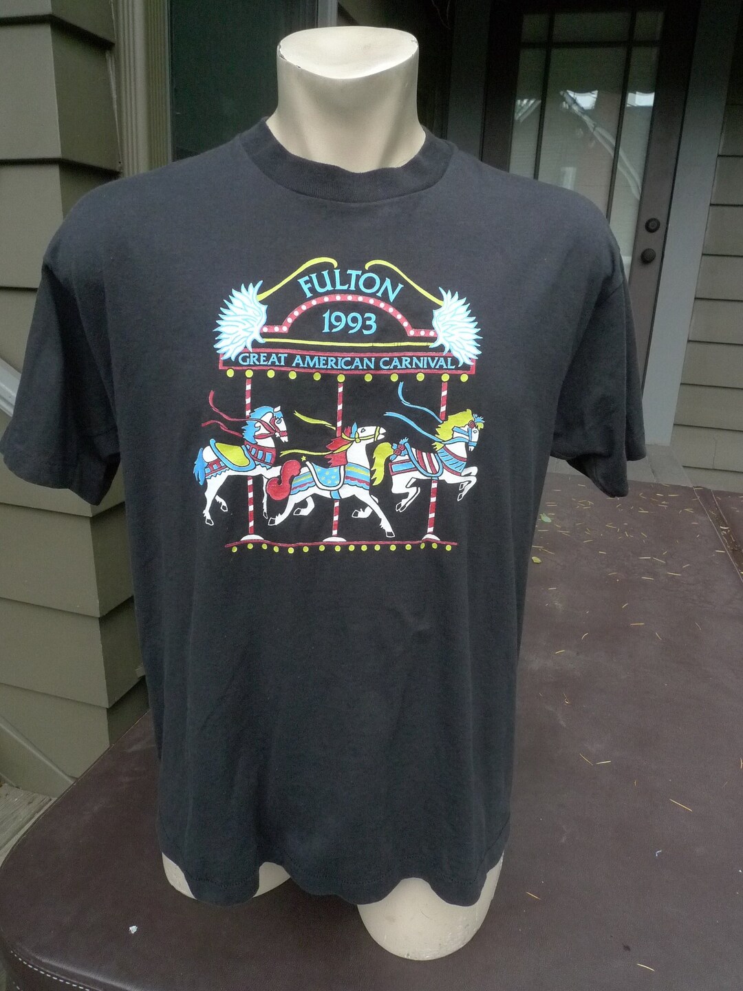 1993 Fulton Carnival Single Stitch Shirt * Men's XL (46) - Etsy