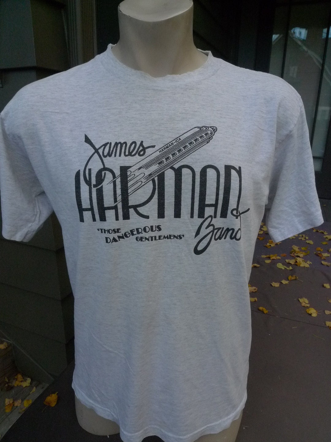 1987 James Harman Band Single Stitch Shirt * Men's Med (42) - Etsy
