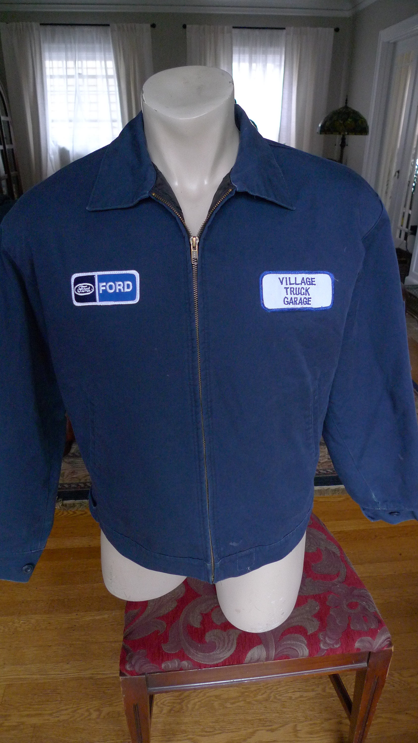 Size M 40R 1980s Ford Mechanics Work Jacket Two Waist | Etsy