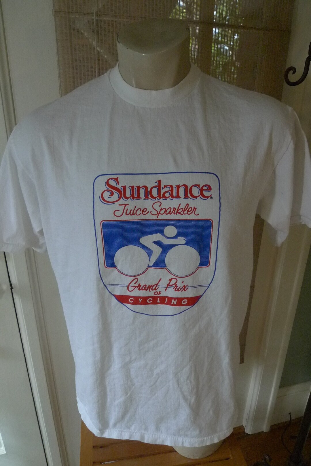 1980s Sundance Juice Sparkler Grand Prix of Cycling Single Stitch Shirt ...