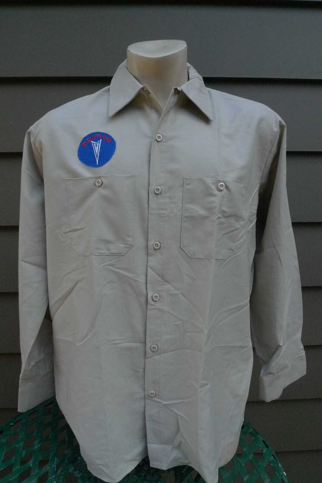 1990s Pontiac Service Station Mechanics Work Shirt Mens XL - Etsy