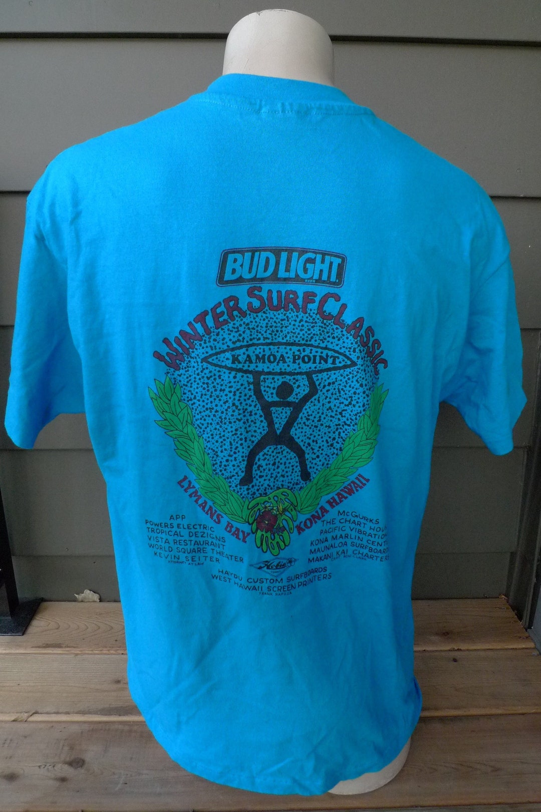 1980s Winter Surf Classic kamoa Point, Hawaii Single Stitch Shirt Men's ...