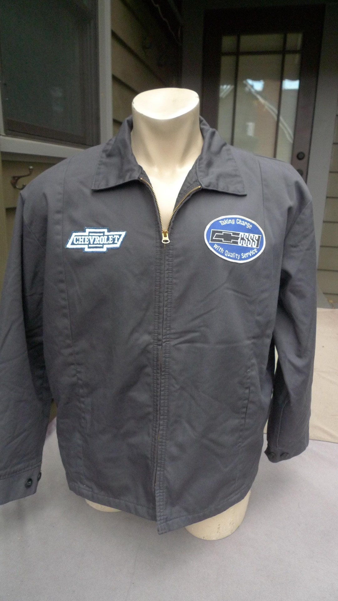 1990s Chevrolet Mechanics Thermal Lined Work Jacket * Size L+ (43R) - Etsy