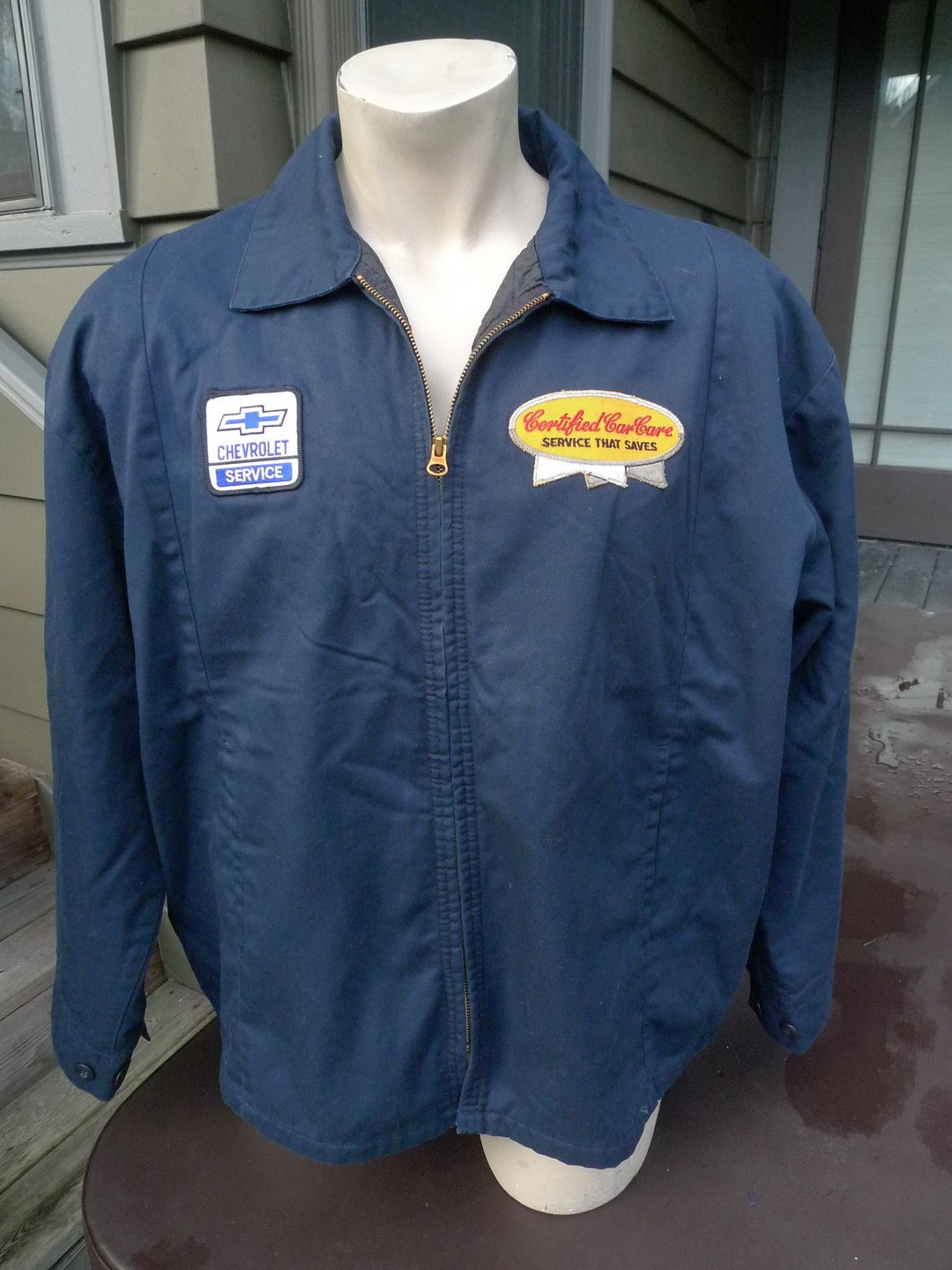1980s Chevy Work-mechanics Jacket Men's XL 44R - Etsy