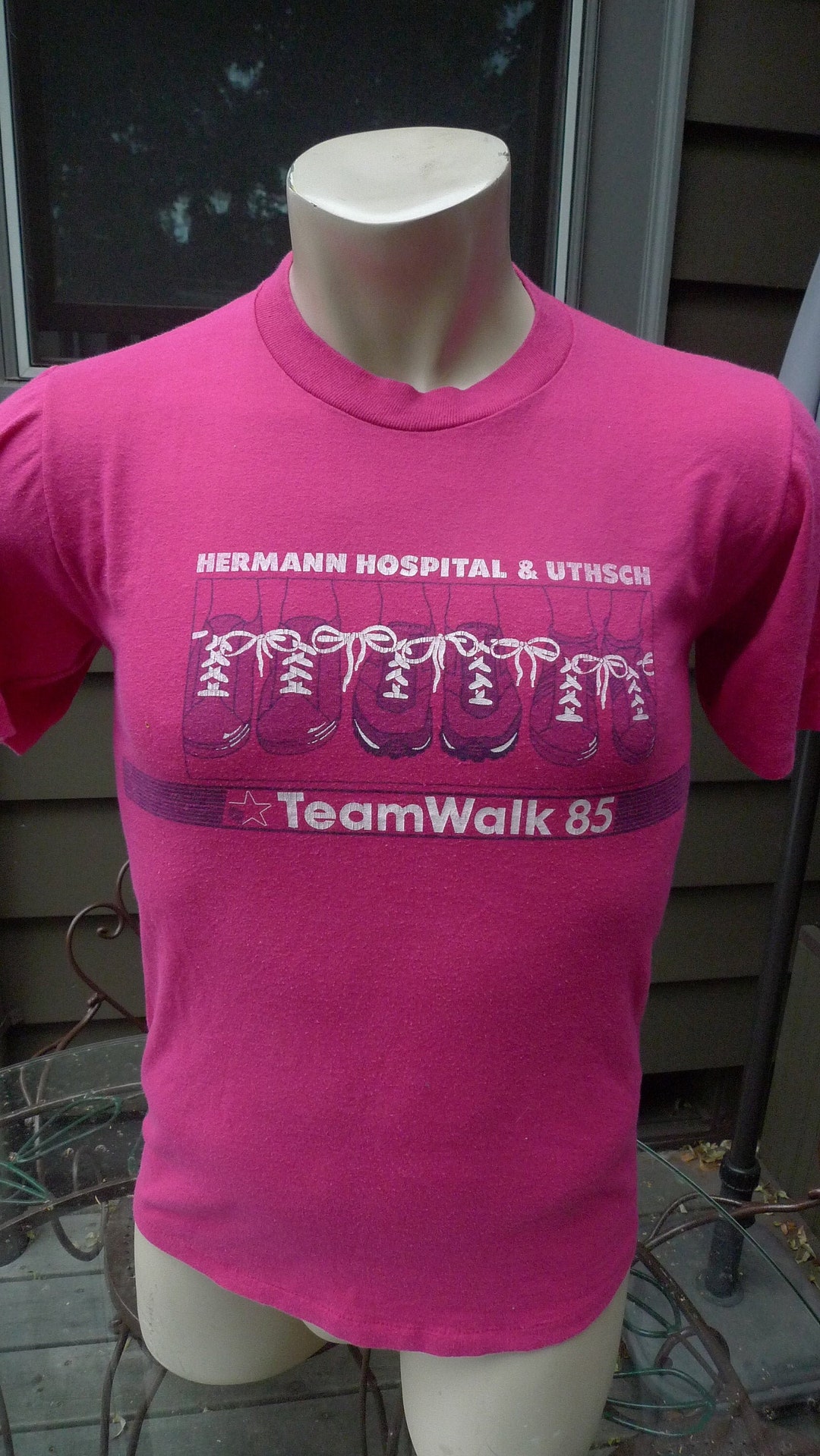 1985 Teamwalk Hermann Hospital (houston) Single Stitch Shirt * Mens ...
