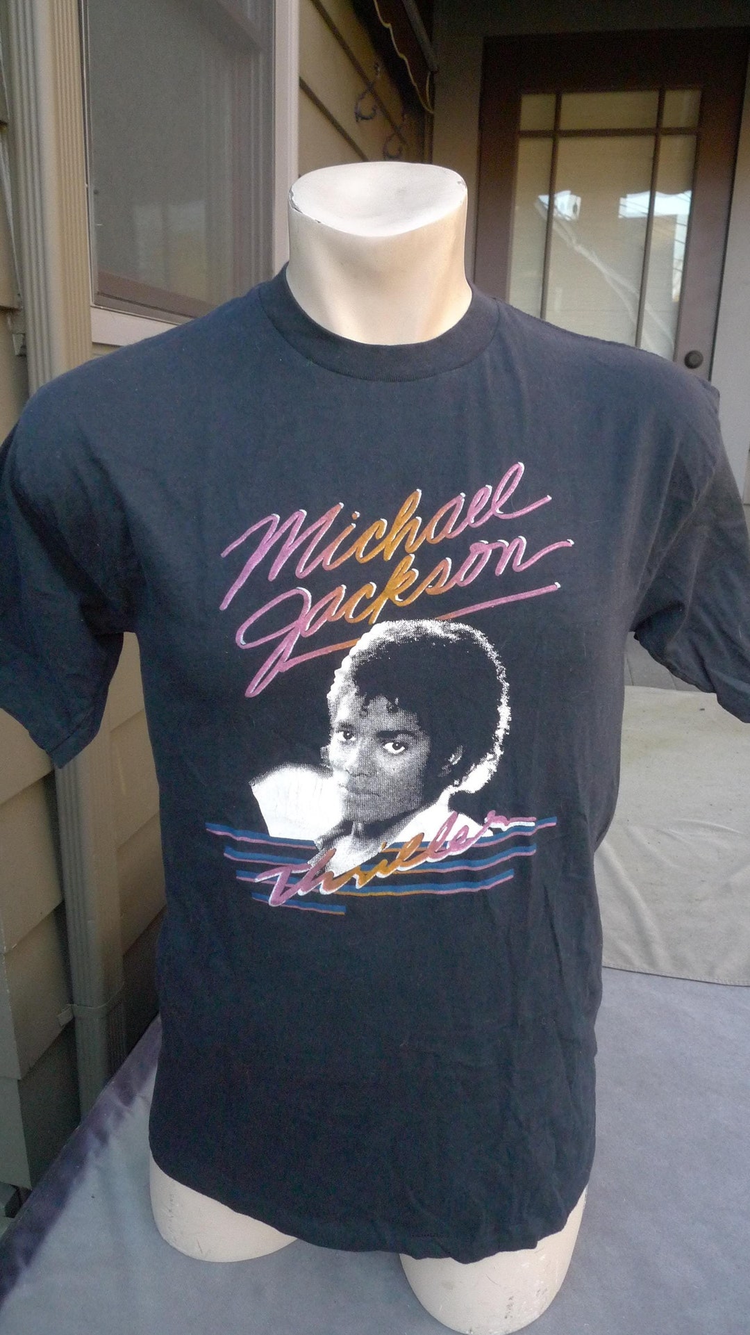 1984 Michael Jackson Thriller Single Stitch Shirt * Men's Med (40) - Etsy