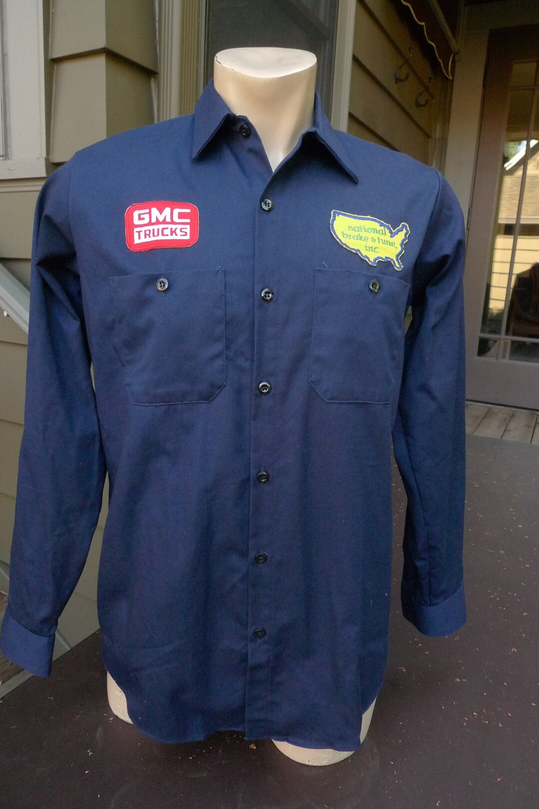 1990s GMC Trucks Mechanics Work Shirt * Size ML (46) - Etsy
