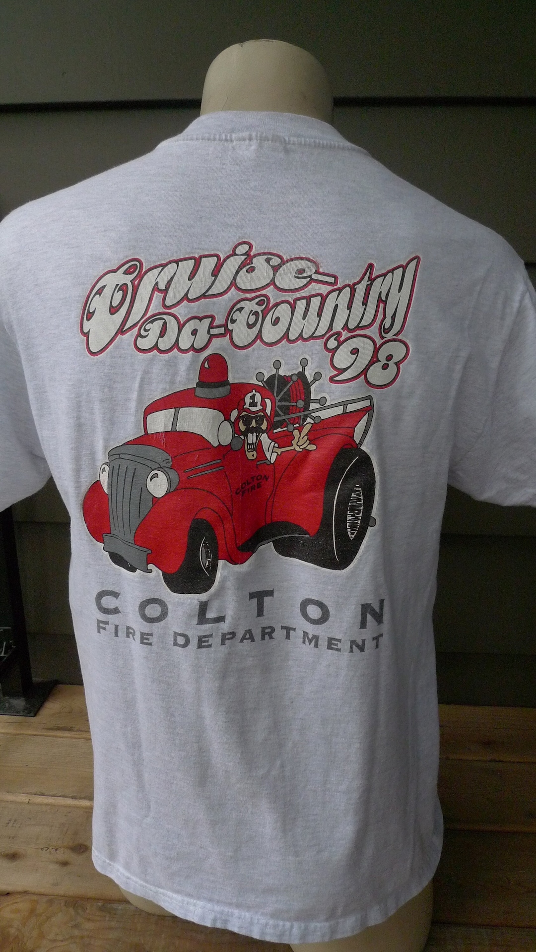 1998 Colton oregon Fire Department Cruise Shirt Men's Large 45 - Etsy