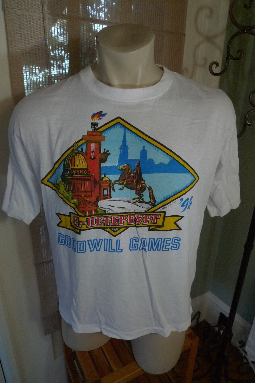 1994 Goodwill Games (greece) Single Stitch Shirt * Men's L (46) - Etsy