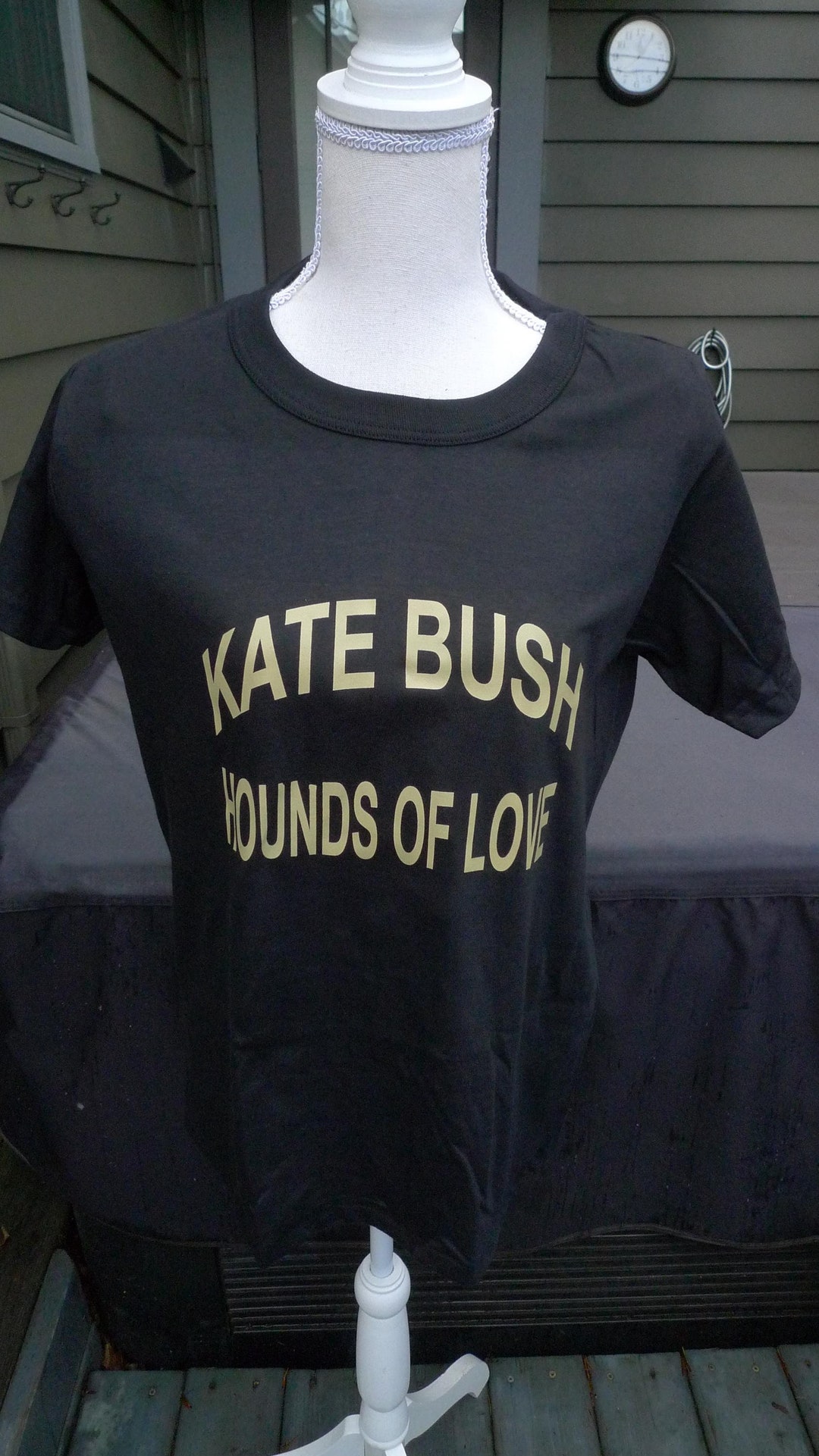 1985 Kate Bush Single Stitch Shirt (C) Licensed Roach '76 * Women's M ...