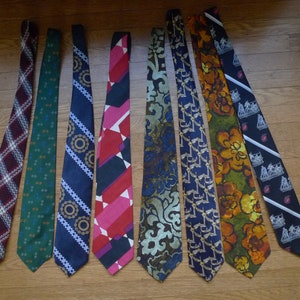 Groovy 1970s Ties -- You Pick -- One Price - Etsy