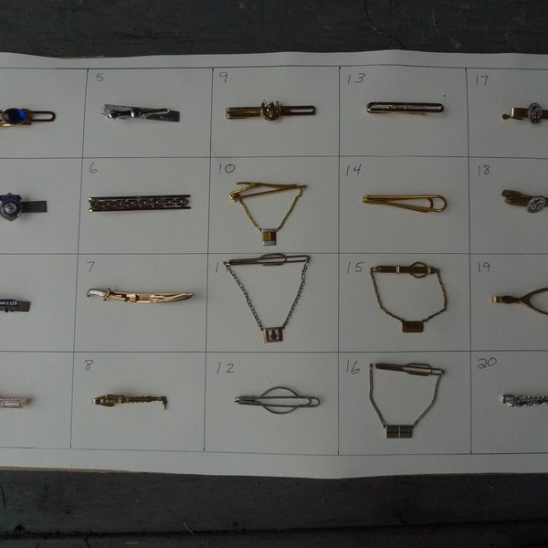 Tie Bar - Etsy