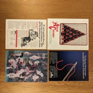 4 Vintage Craft Magazines Christmas - Etsy
