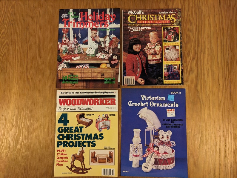 4 Vintage Craft Magazines Christmas - Etsy
