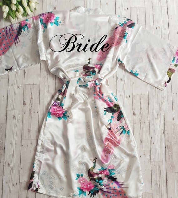 Bride Robe Wedding Dressing Gown Bridal Party Robes Bridal | Etsy