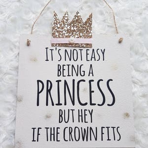 Princess Plaque, Princess Decor, Gifts for Girls, Christmas Gifts for ...