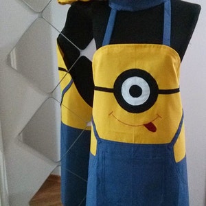 Despicable Me Minions Kitchen Apron One Eye Only Apron - Etsy
