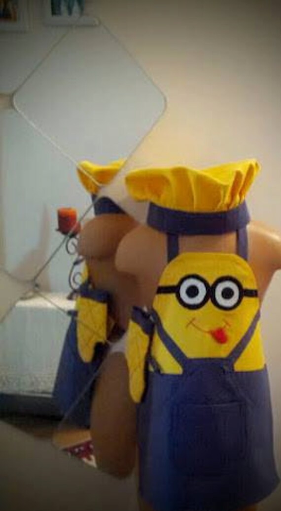 Despicable Me Minions Kitchen Apron for Kids | Etsy