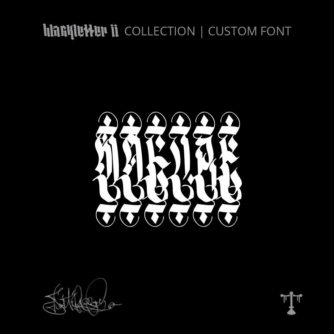 Malice (10 Styles) - Custom Font by Justified Ink - Etsy