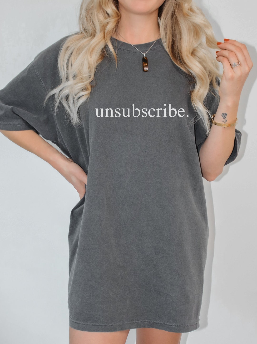 Comfort Colors Unsubscribe Shirt Sarcastic T-shirt Funny Quote Tee Gift ...