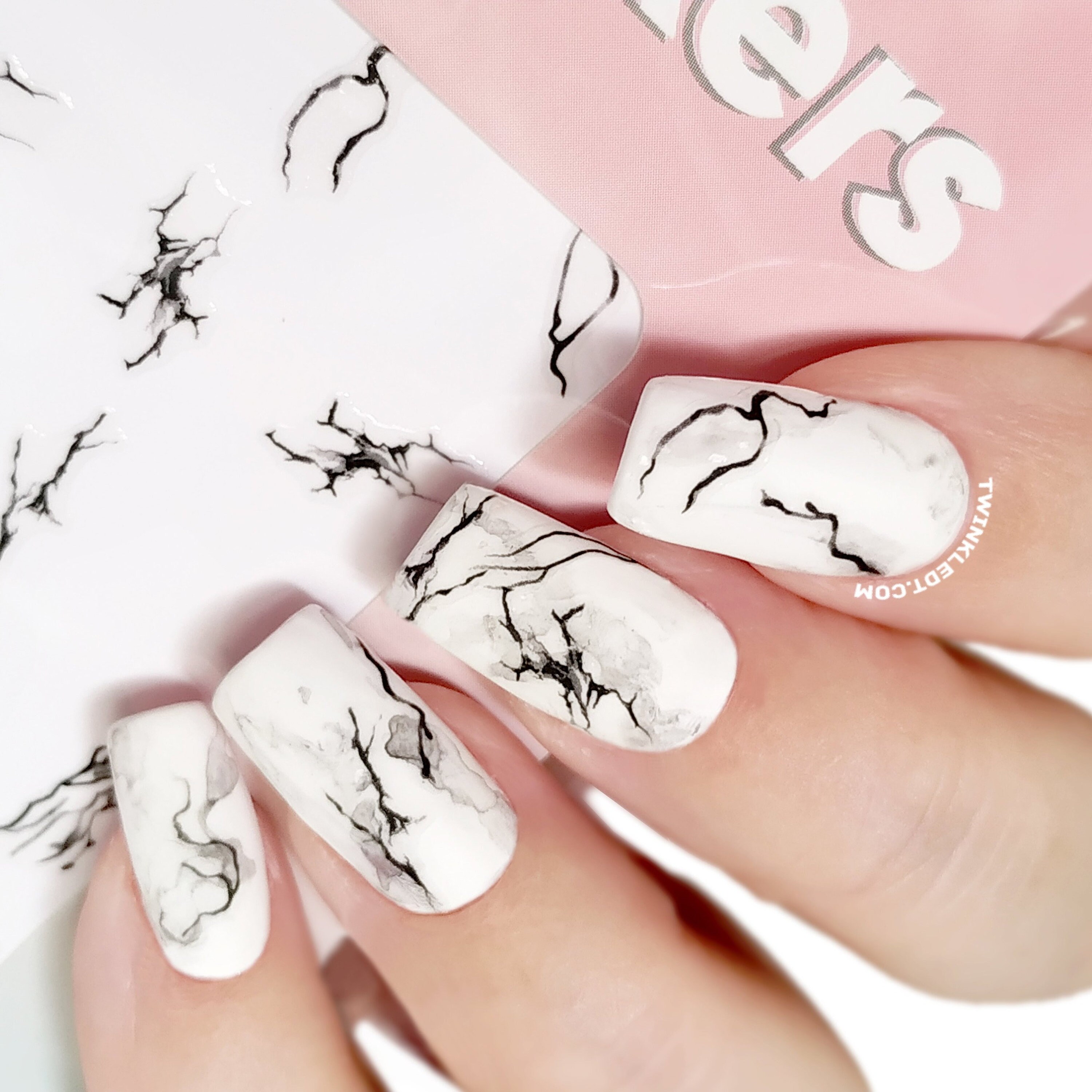 Marble Me Nail Art Stickers - Etsy
