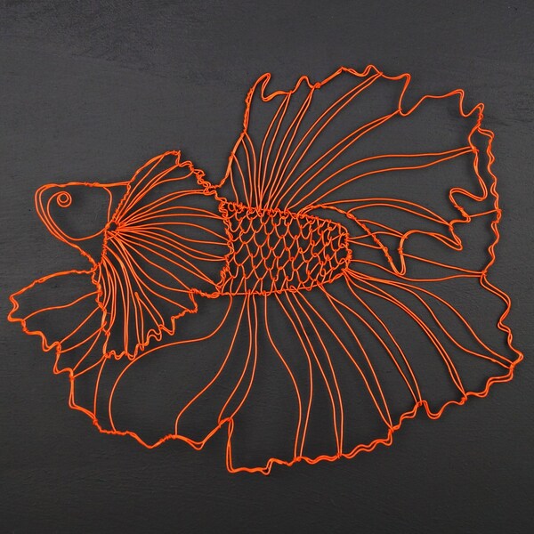 Fish Wire Art - Etsy UK